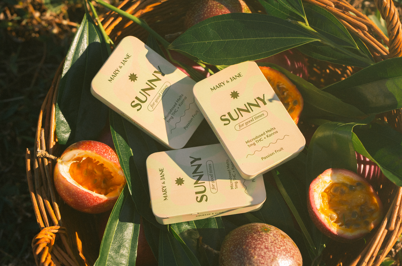 Sunny Melts | 1mg Microdosed THC & Kanna Edibles